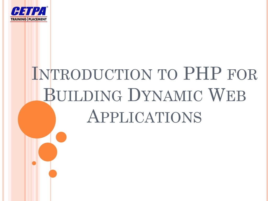 PPT - Introduction to PHP for Building Dynamic Web Applications PowerPoint Presentation - ID ...