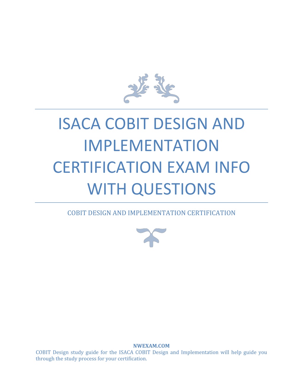 PPT - ISACA COBIT Design and Implementation Certification Exam Info with Questions PowerPoint ...