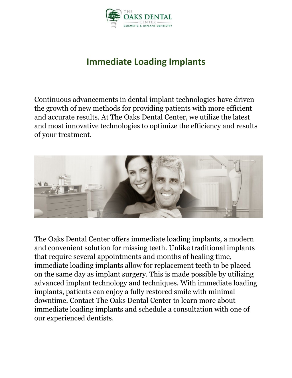 PPT - Immediate Loading Implants PowerPoint Presentation, free download ...