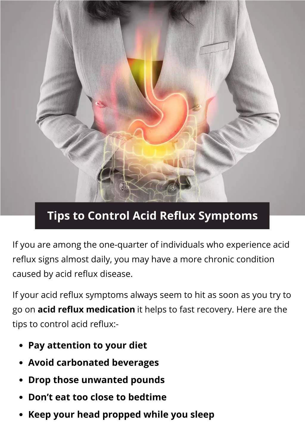 PPT - Tips to Control Acid Reflux Symptoms PowerPoint Presentation ...