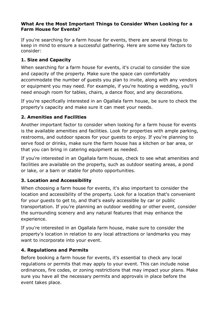PPT - What Are the Most Important Things to Consider When Looking for a ...