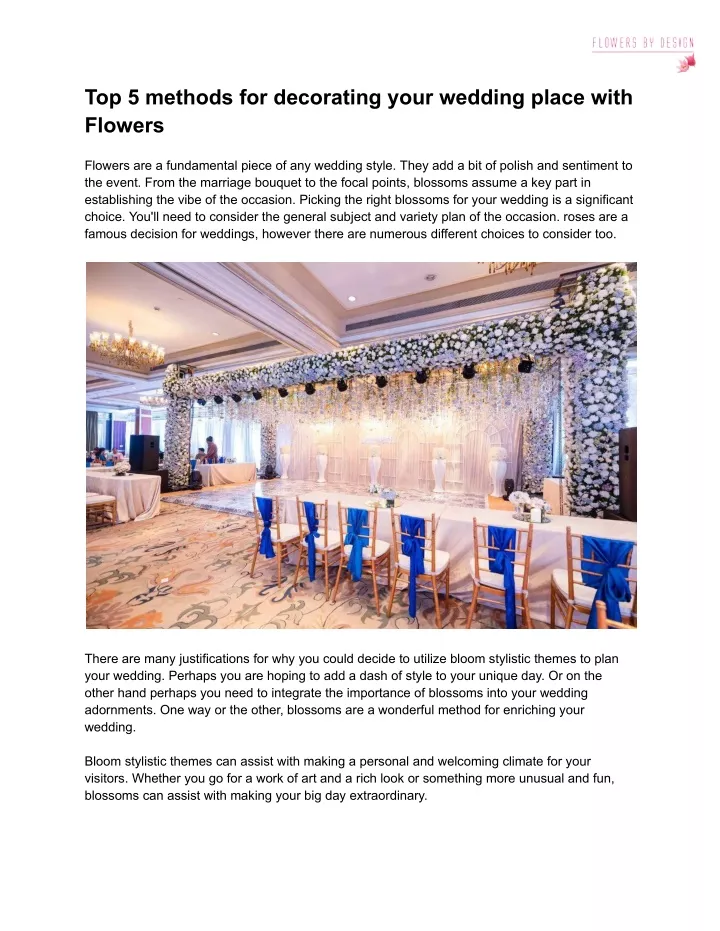 PPT - Flower decorator in Bangalore - Flowers by design PowerPoint Presentation - ID:12088369
