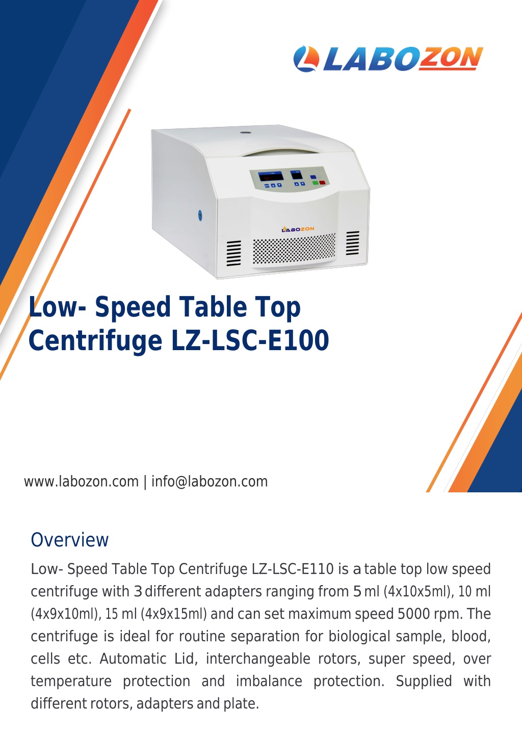 PPT - Low--Speed-Table-Top-Centrifuge- PowerPoint Presentation, free ...