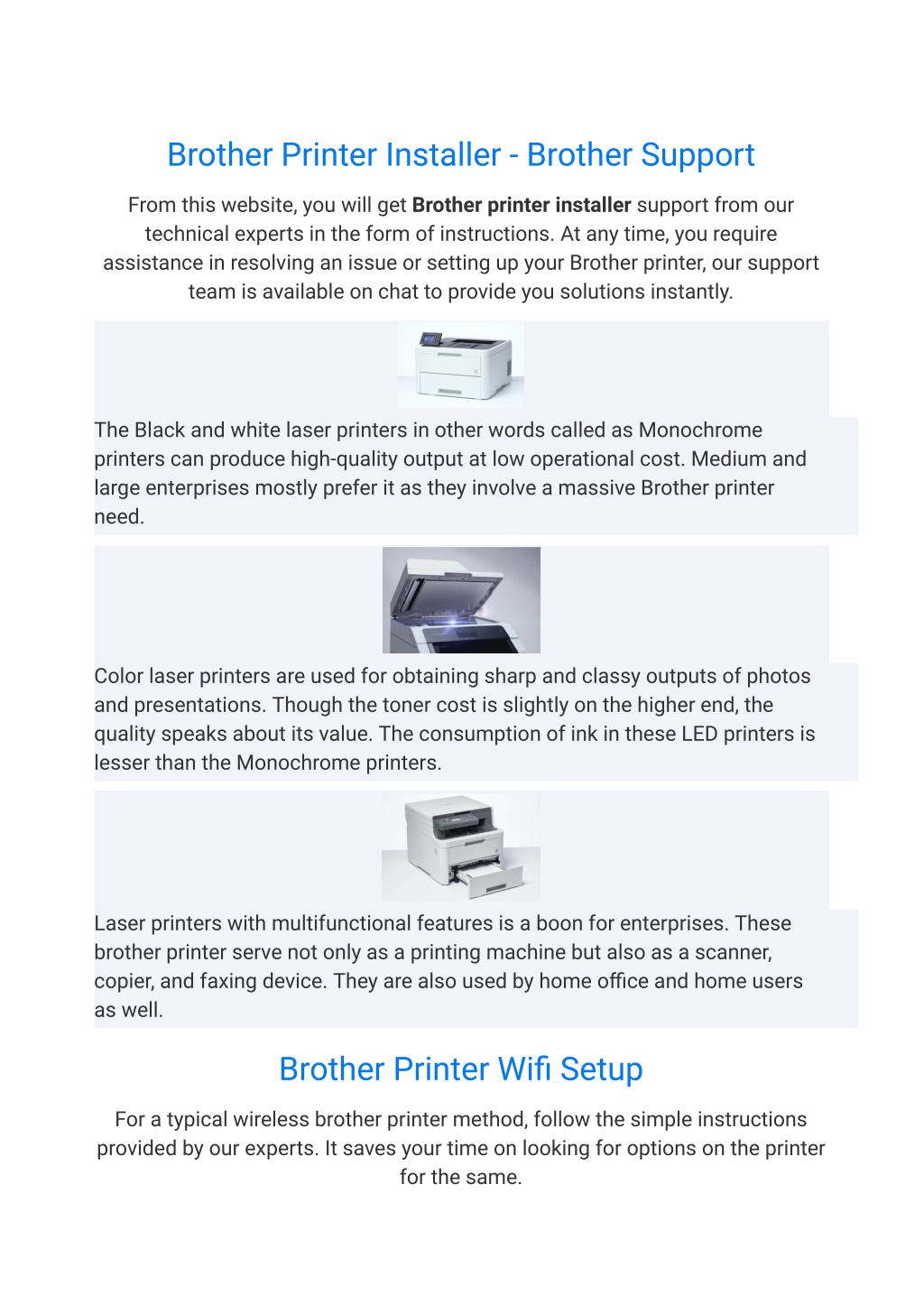 PPT - Brother Printer Installer - Brother Support PowerPoint ...