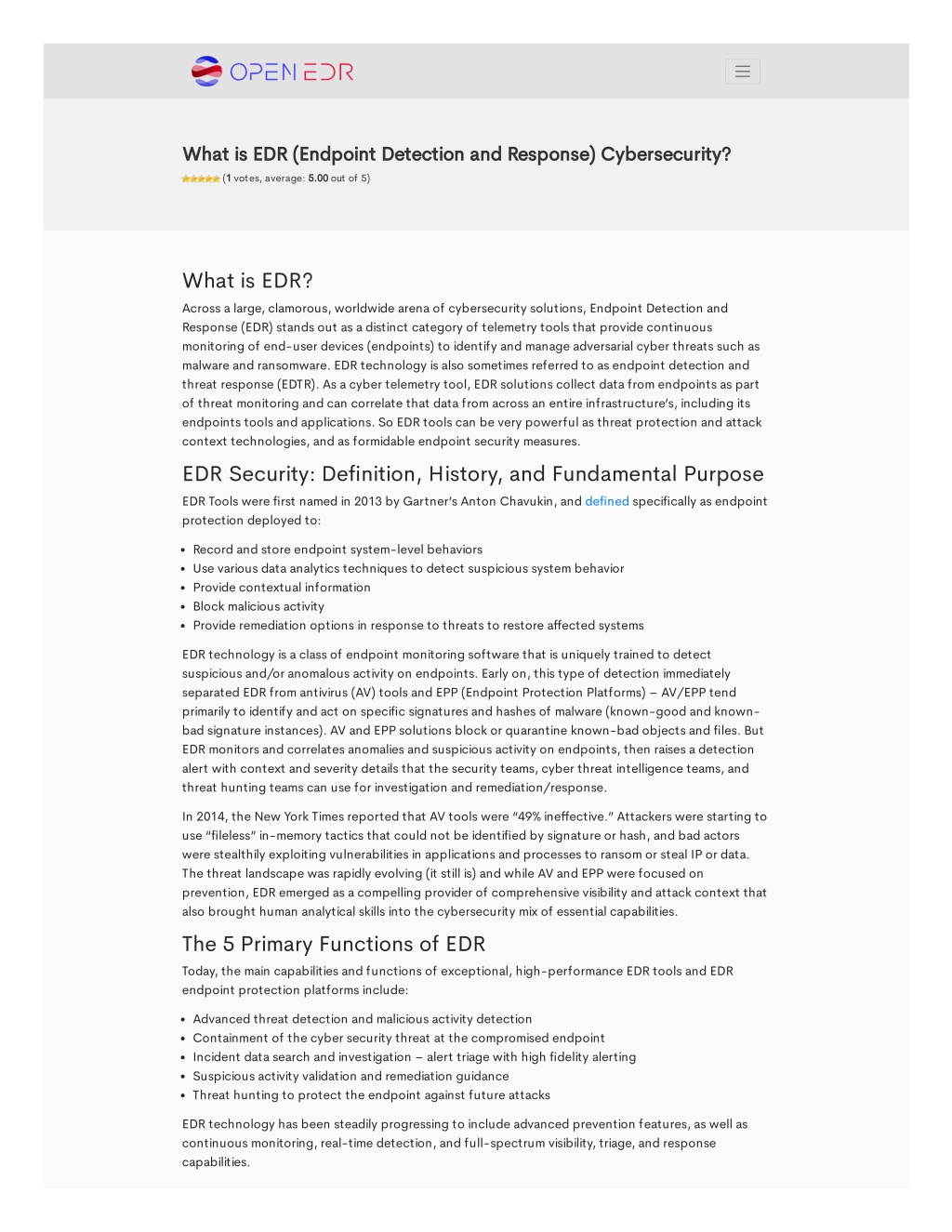PPT - What is EDR (Endpoint Detection and Response)? PowerPoint ...