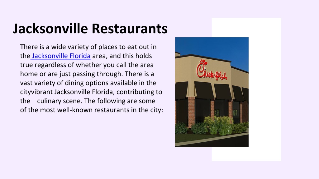 PPT - Jacksonville Restaurants PowerPoint Presentation, free download ...