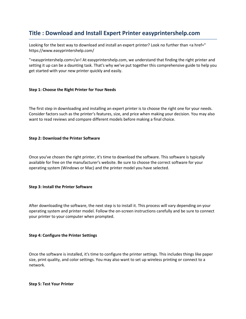 PPT - Download and Install Expert Printer PowerPoint Presentation, free ...