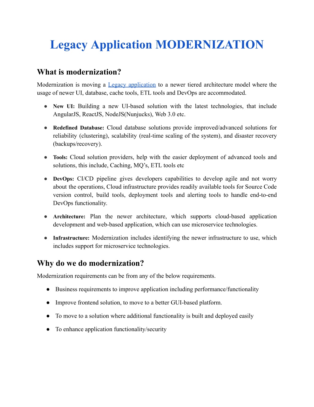 PPT - Legacy Application MODERNIZATION PowerPoint Presentation, free ...