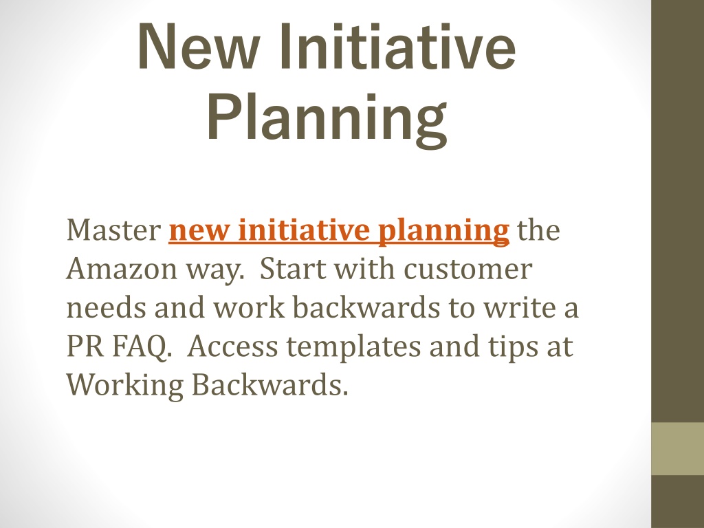 PPT - New Initiative Planning PowerPoint Presentation, free download ...