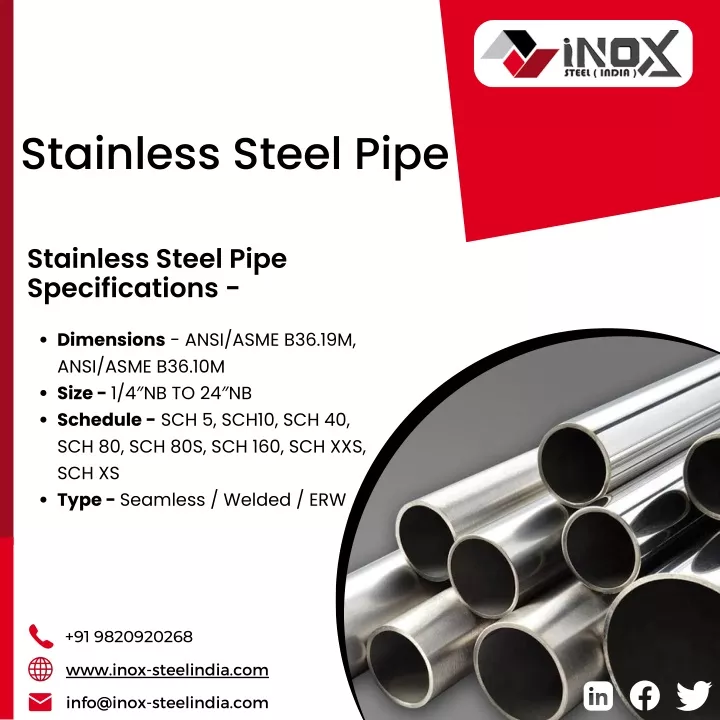 PPT - Stainless Steel Pipes| Stainless Steel Seamless Pipe| Stainless ...
