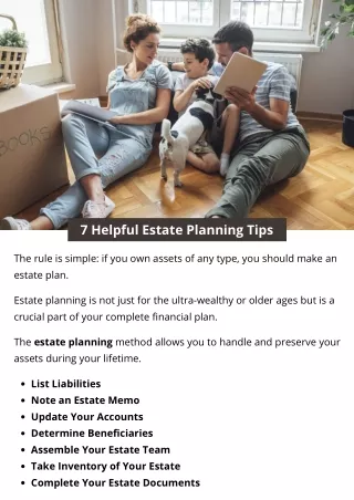 PPT - 7 Helpful Estate Planning Tips PowerPoint Presentation, free ...
