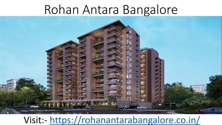 PPT - Rohan Antara Bangalore @ 8050090099 PowerPoint Presentation, free ...