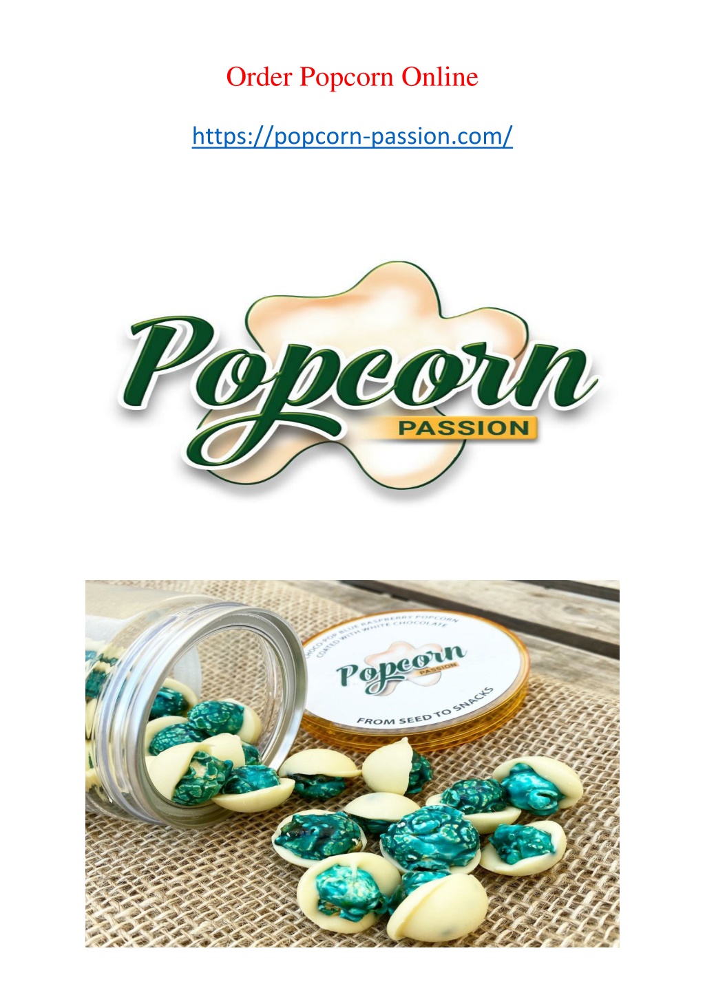 PPT - order popcorn online PowerPoint Presentation, free download - ID ...