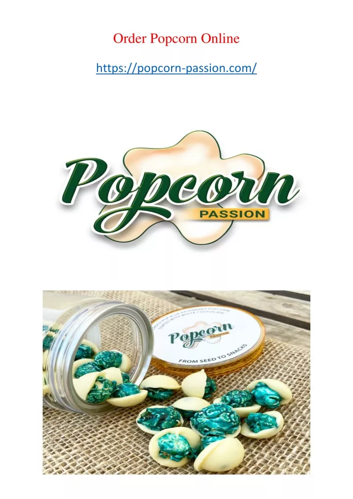 PPT - order popcorn online PowerPoint Presentation, free download - ID ...