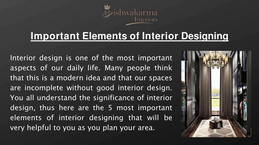 PPT - Important Elements of Interior Designing PowerPoint Presentation ...