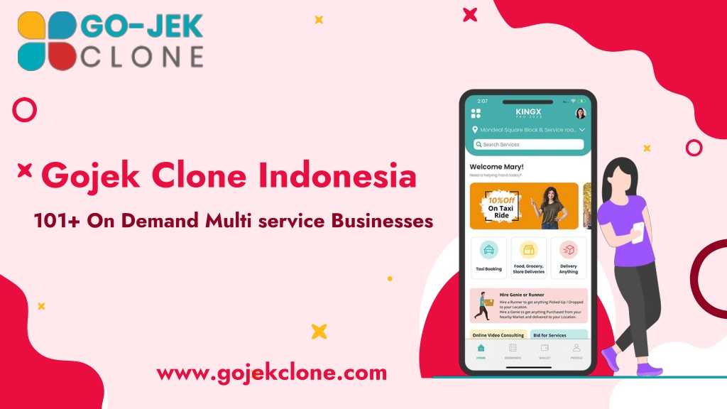 PPT - Gojek Clone Indonesia PowerPoint Presentation, free download - ID ...