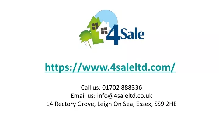 PPT - 4Sale LTD PPT PowerPoint Presentation, free download - ID:12115370