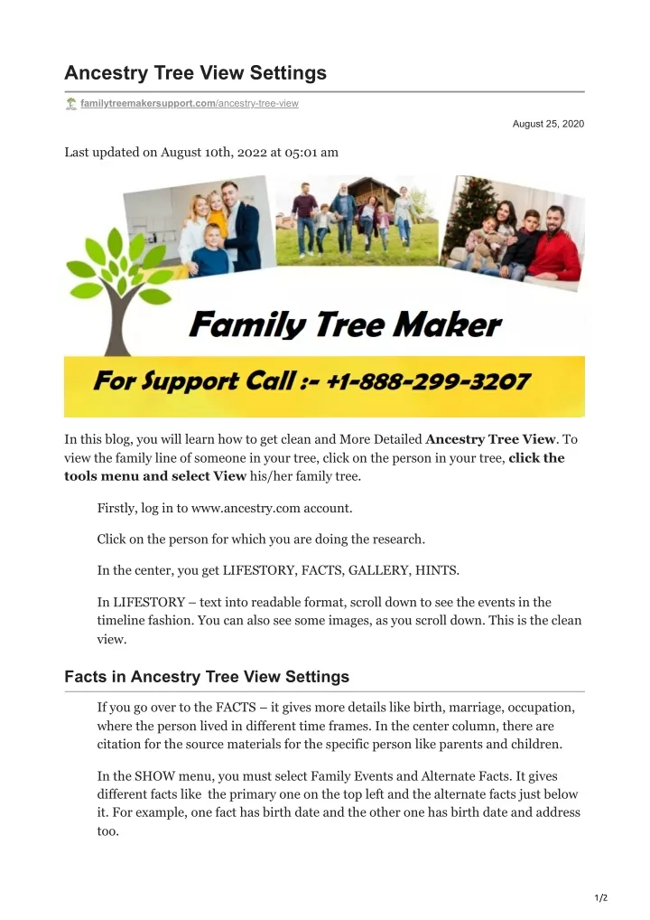 PPT Ancestry Tree View Settings PowerPoint Presentation Free PPT Ancestry Tree View Settings PowerPoint Presentation Free