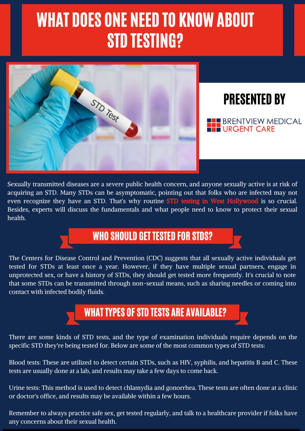 PPT - Things To Know About STD Testing PowerPoint Presentation, free ...