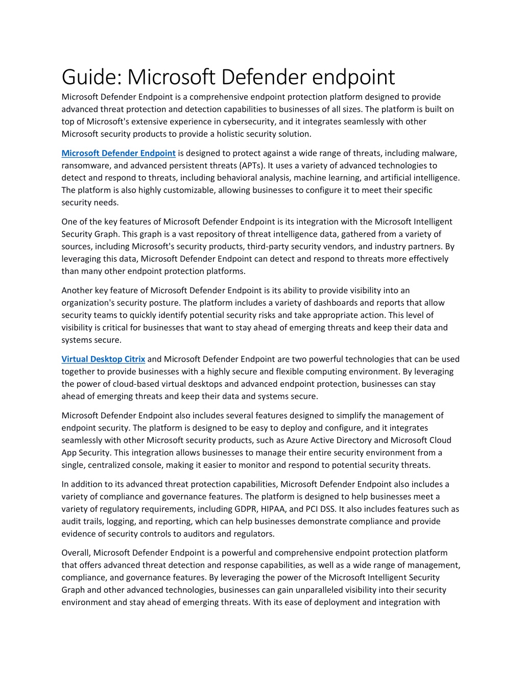 PPT - Guide: Microsoft Defender endpoint PowerPoint Presentation, free ...