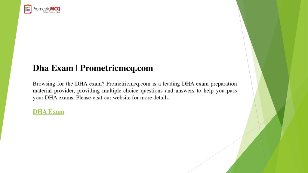 PPT - Dha Exam Prometricmcq.com PowerPoint Presentation, free download ...