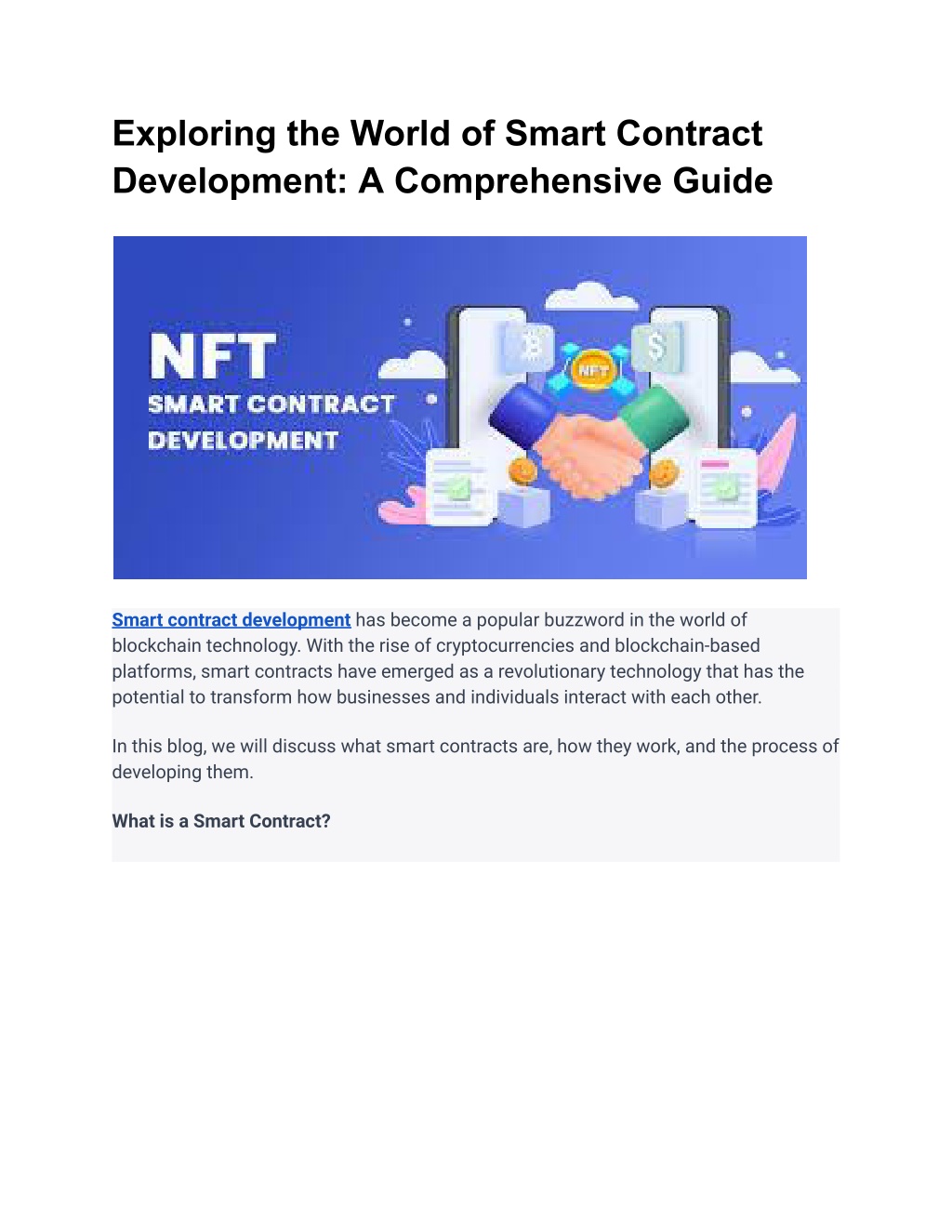 PPT - Exploring the World of Smart Contract Development_ A ...