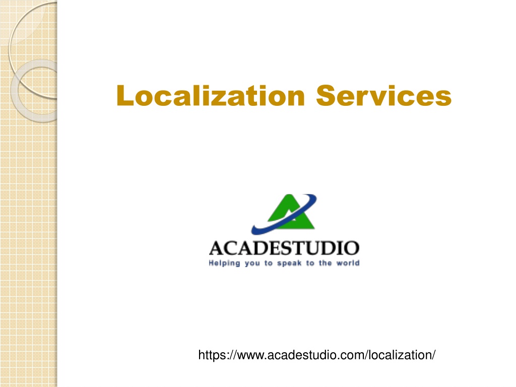 PPT - Localization services PowerPoint Presentation, free download - ID ...