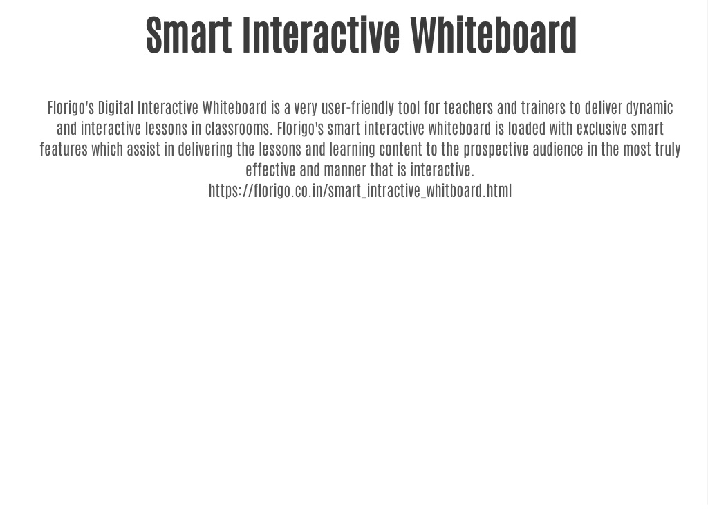 PPT - Smart Interactive Whiteboard PowerPoint Presentation, free ...